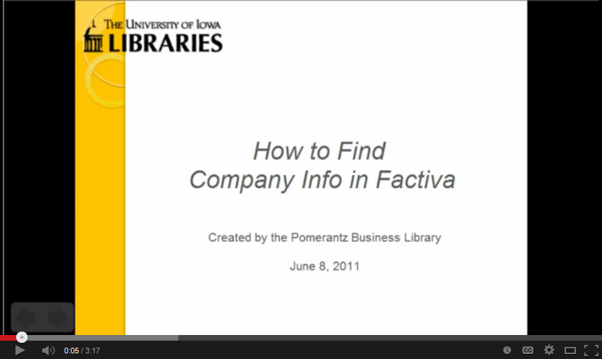 factiva – Business Library News