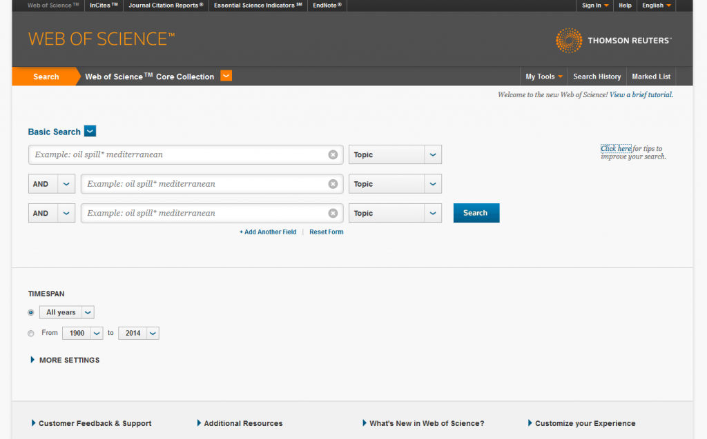 Database of the Week: Web of Science – Business Library News
