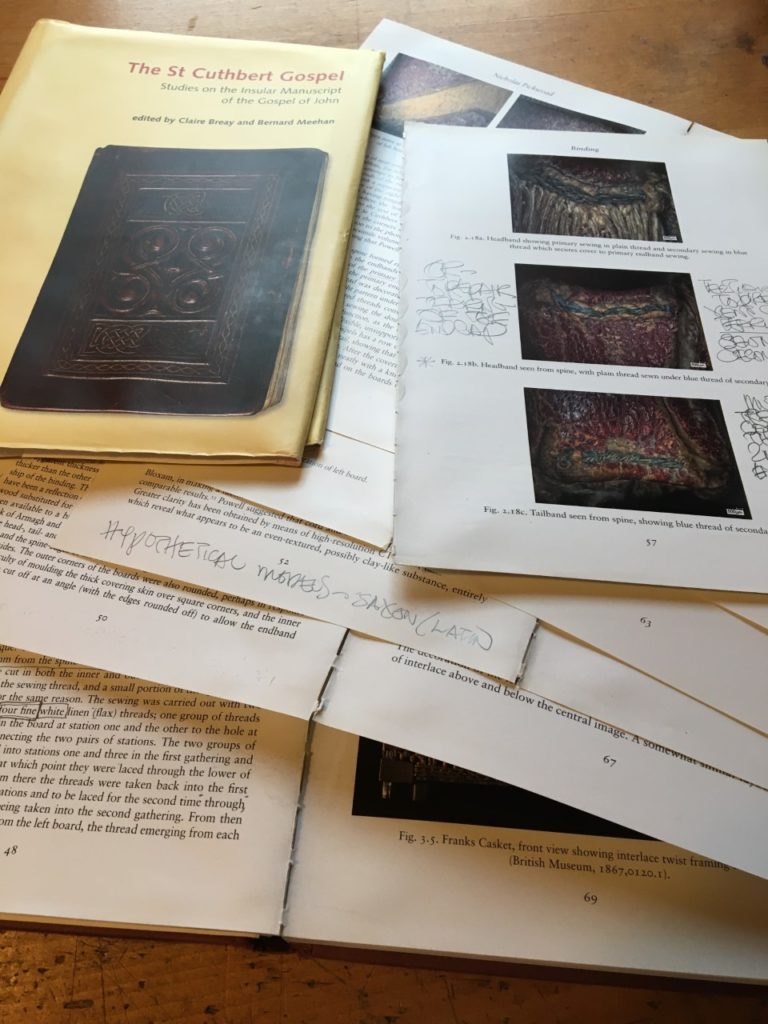 Notes on replica binding of a small Gospel book associated with the ...