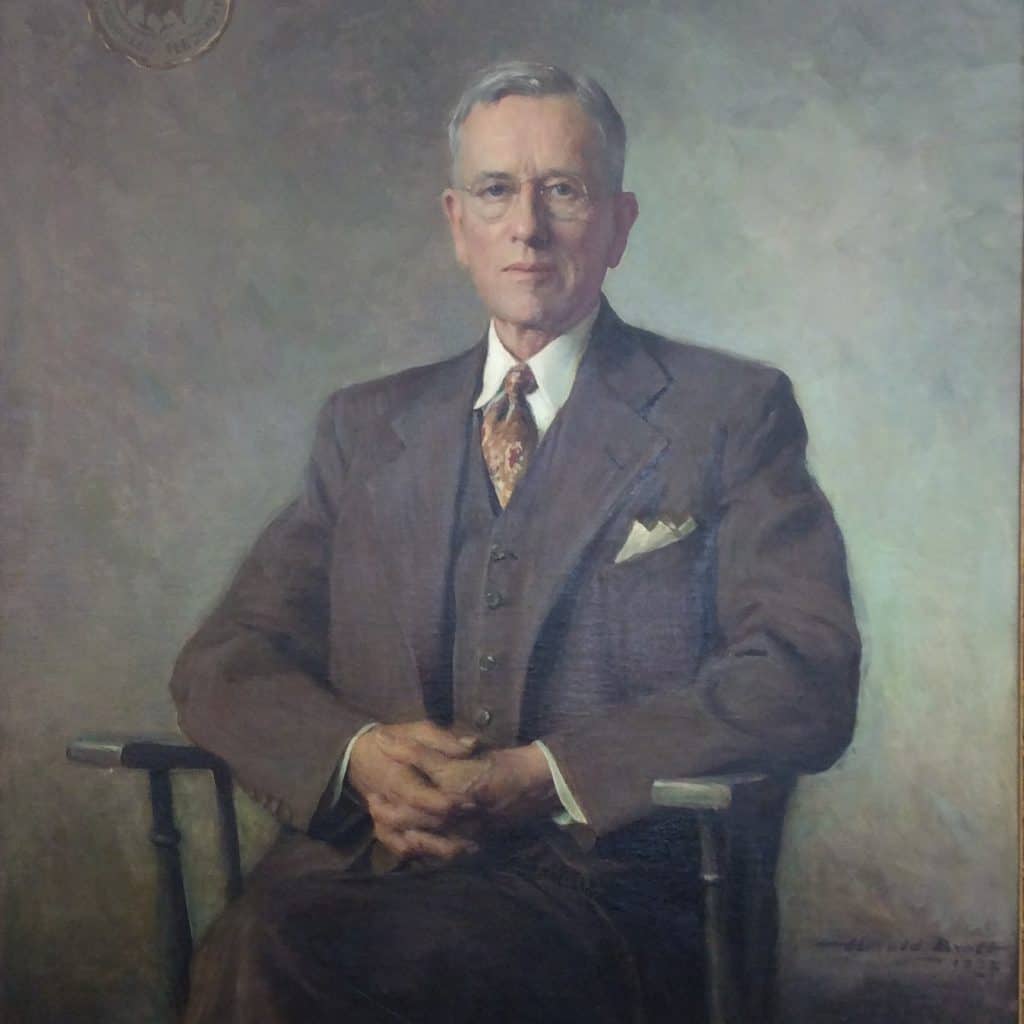 Our Professor Higbee Portrait is Home! – Lichtenberger Engineering Library