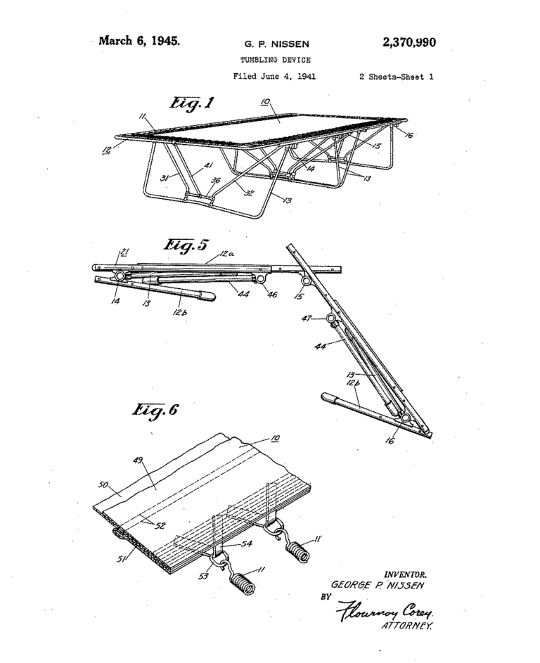 George Nissen and the Trampoline – Lichtenberger Engineering Library