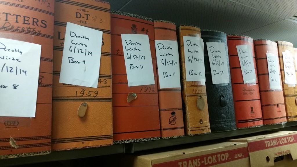 Meet Dorothy Wirtz – News from the Archives