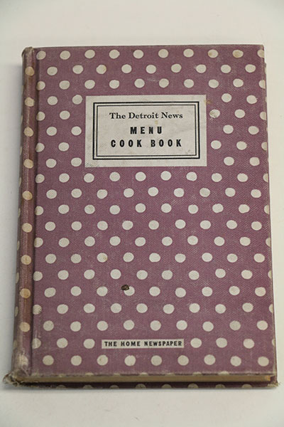 The Detroit News Menu Cook Book – News & Announcements