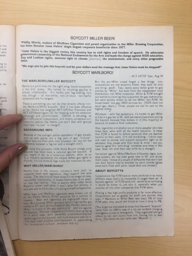 Telling Their Stories: LGBTQ+ Zine History – News & Announcements