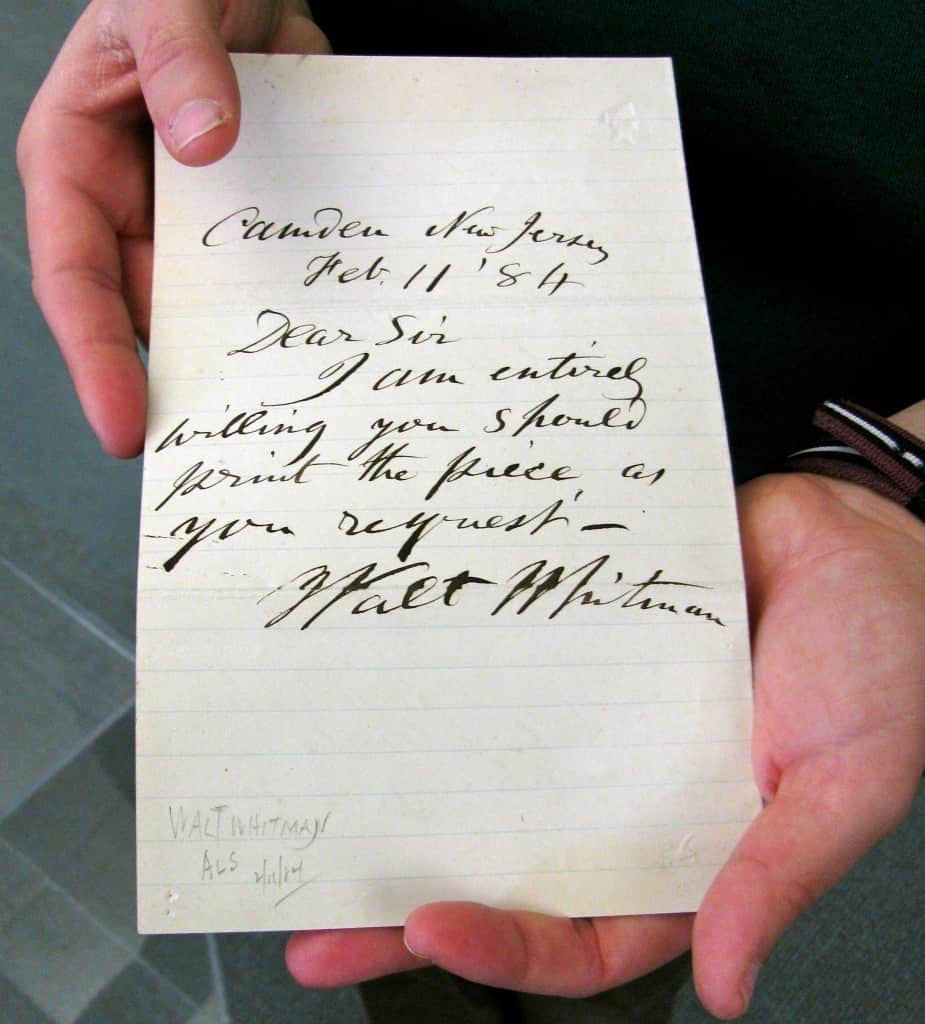 DH Salon Recap: “Whitman’s Letters—The Collaboration of the Walt ...